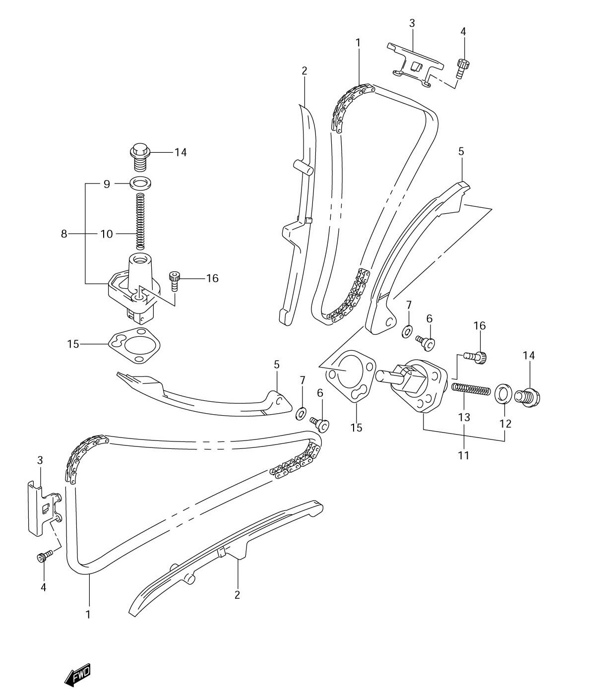 Shop Suzuki > SV 650S OEM Replacement Parts 2003-09 > CAM CHAIN SV650 ...
