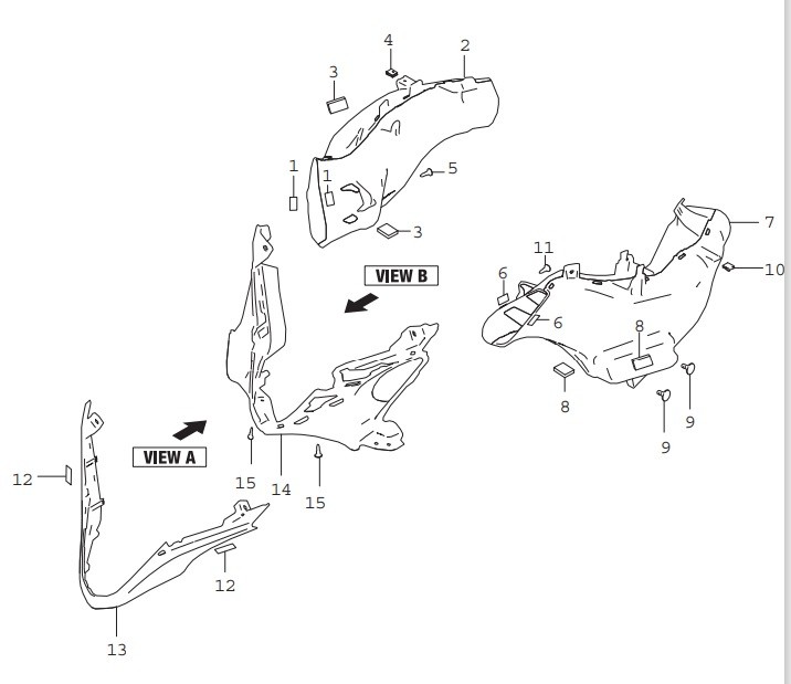 Shop Suzuki > Hayabusa 2022-26 > AIR INTAKE GSX1300RRQ 2022-26