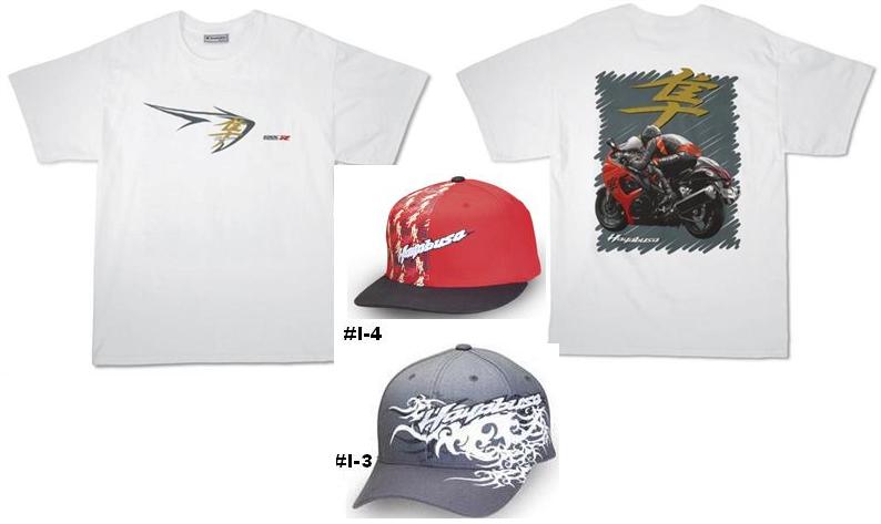 Shop Suzuki > Suzuki OEM > OEM SUZUKI HAYABUSA ACTION TEE OR HAT